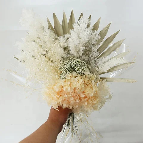Buy Dry Real Natural Plant Home Wedding Bridal Decor Flower Bunches ...