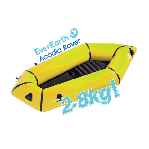 Buy Everearth Inflatable Small Boat Kayak Paddle Alone Pump Included ...
