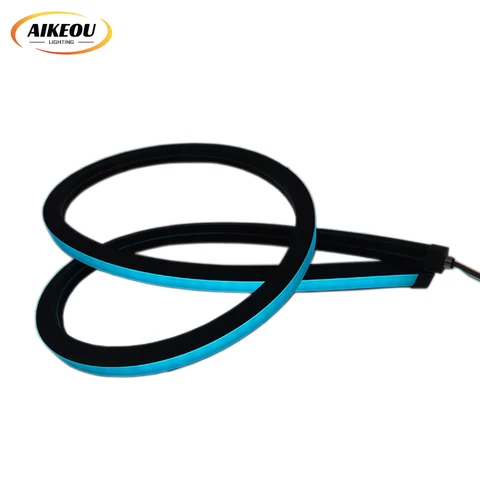 Buy Fashion Modern 1616 Three Sides Black Silicon Neon Strips Led Flex ...