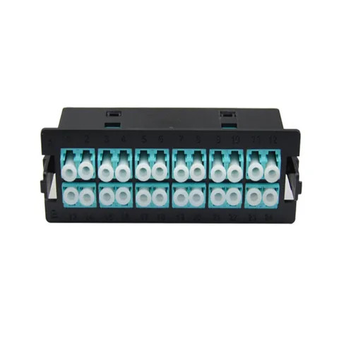 Buy Fiber Adapter Panel 24 Fibers Single Mode 12 X Lc Upc Duplex ...