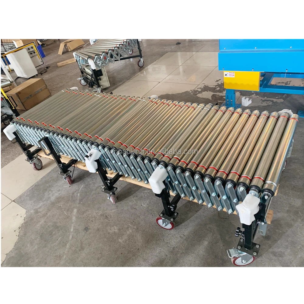 Buy Flexible Powered Extendable Retractable Roller Conveyor from ...