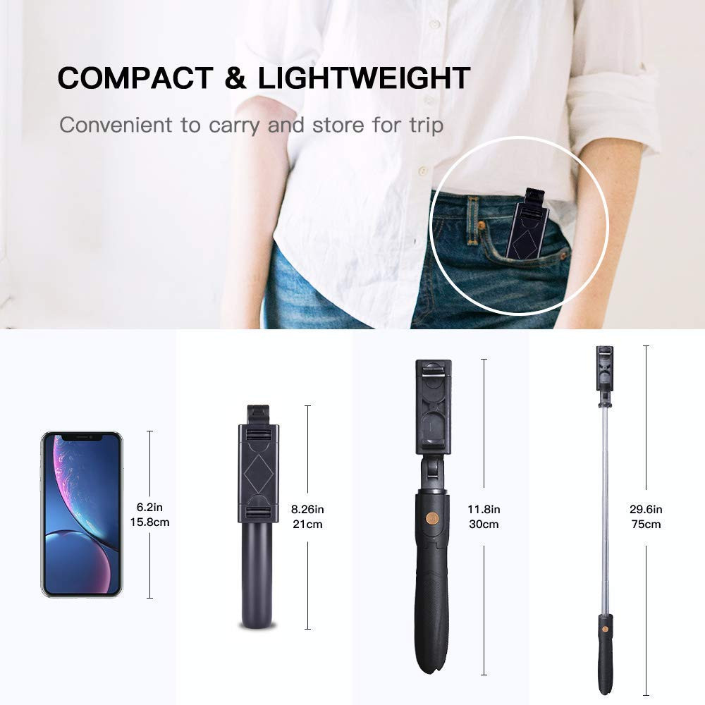 Buy Flexible Tripod Monopod Bluetooth Remote Control Tripod For ...
