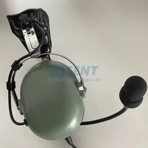 Buy Green Pnr Passive Noise Reduction Aviation Headphones For General ...