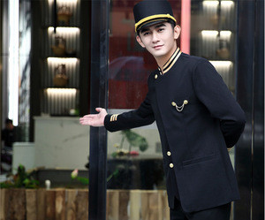 Buy Hotel Staff Bell Boy Uniforms Housekeeping from Quanzhou Sona ...