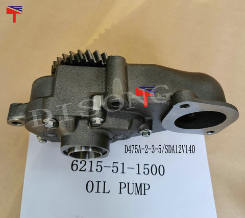 Buy Machinery Engine Oil Pump 6215-51-1500 For Buildozer D475a-2 D475a ...