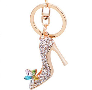 Buy Mini Customized Metal Enamel High Heel Women Shoe Keychain from ...