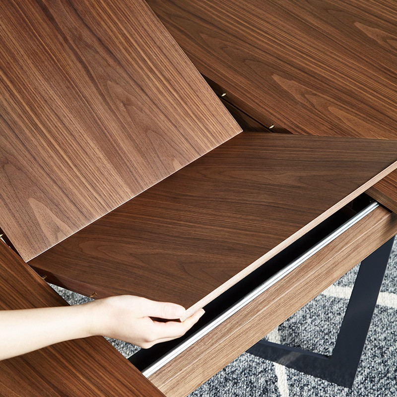 Buy Modern Dining Table Dining Furniture High Carbon Steel Solid Wood ...