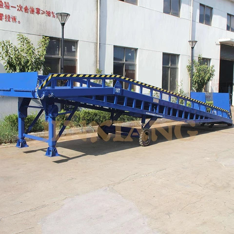 Buy Movable Manual Hydraulic Loading Yard Ramp For Sale Forklift ...