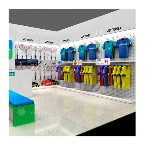 Buy New Metal Sporting Goods Display Rack Wall Hanging Clothing Shoes ...