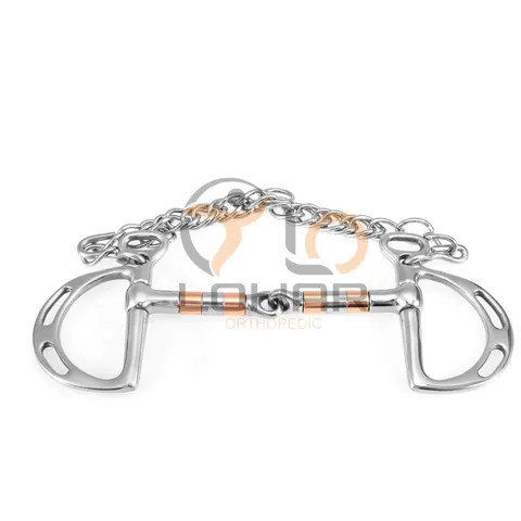 Buy New Style German Steel Horse Equipment O Shaped Horse Bits Double ...