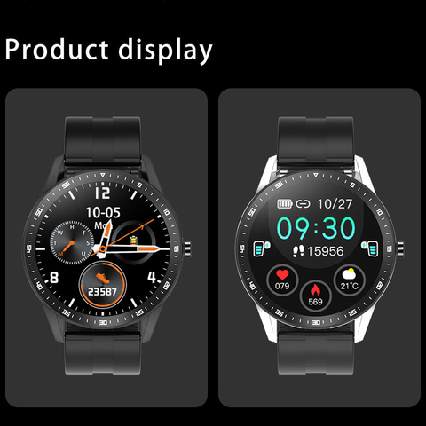 Buy New Tempered Glass Smart Watch Wireless Earphones Ip67 Waterproof ...