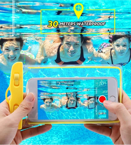 Buy Portable Waterproof Pouch For Telephone Underwater Dry Bag With ...
