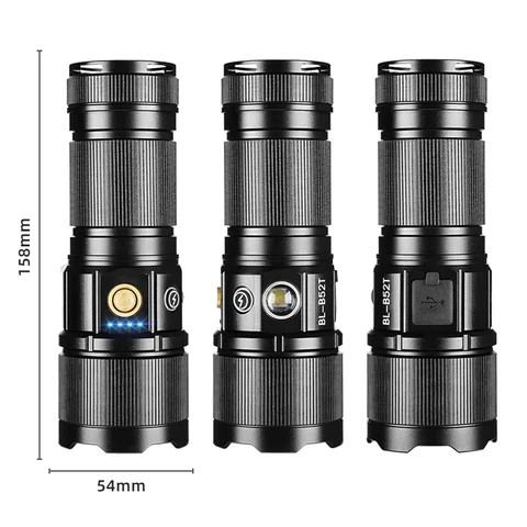 Buy Seven Speed Variable Focus White Laser Wick Full Body Aluminum ...