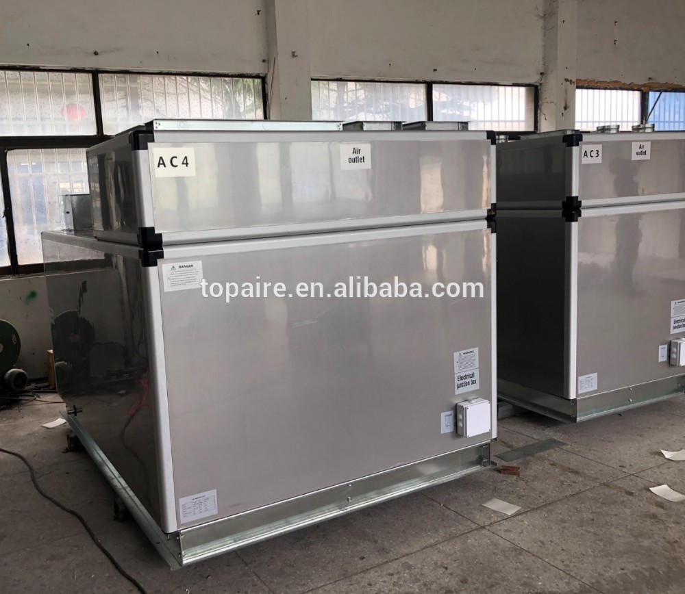 Buy Stainless Steel Cover Double Skin Ahu With Copper Tube Copper Fins ...