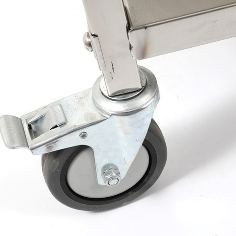 Buy Stainless Steel Square Tube Food Service Trolley/dining Trolley ...