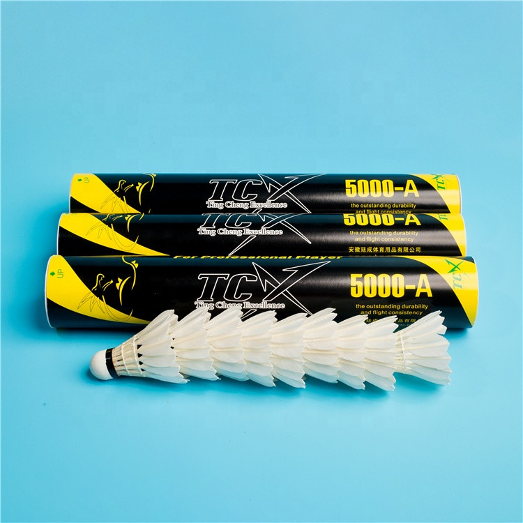Buy Tcx 5000-a Series Duck Feather Badminton Feather Shuttlecocks Very ...