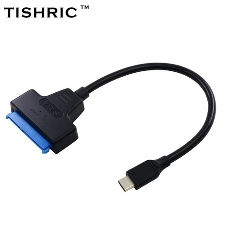 Buy Tishric 6gbps Sata To Type C To 7 15 22pin Cables External Power ...