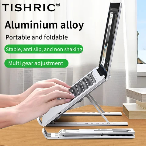 Buy Tishric Laptop Stand Bracket Aluminum Alloy Nookbook Holder ...