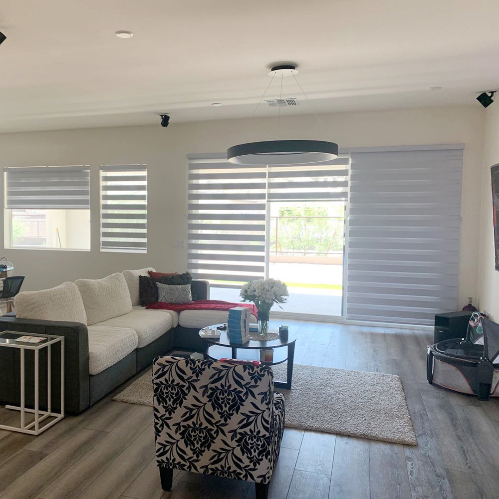 Buy Tuya Wifi Motor Zebra Shade Motorized Automatic Electric Window ...