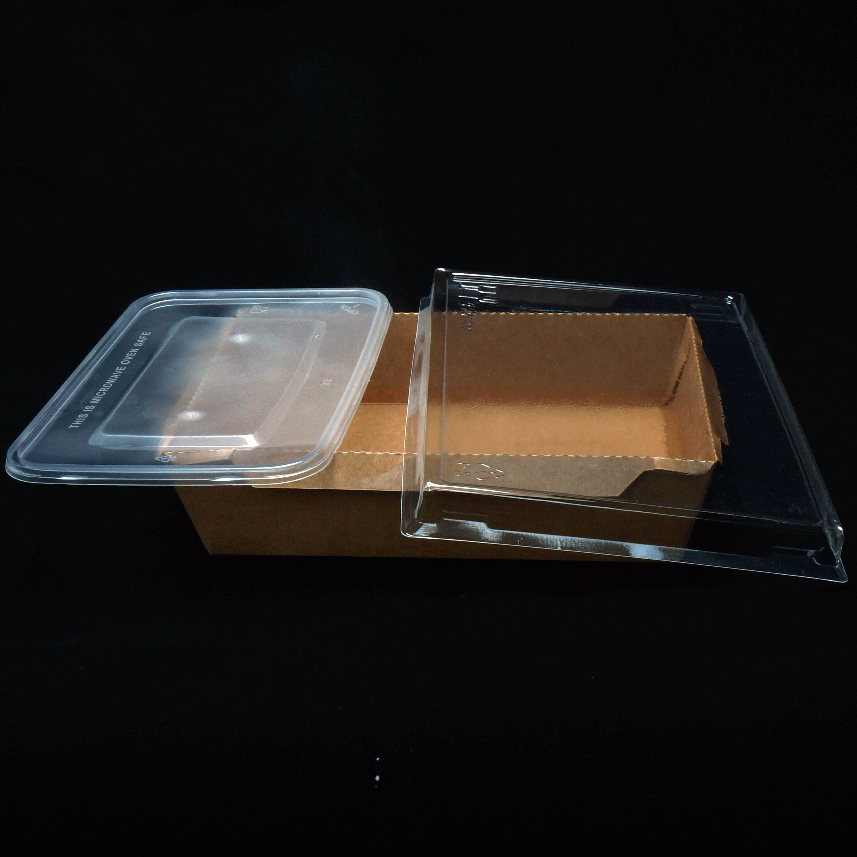 Buy Use And Throw Food Box Containers Meal Prep Food Paper Box Kitchen ...