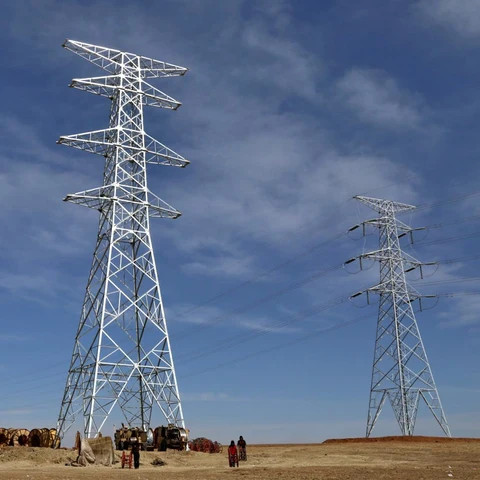 Buy Various Voltage Steel Lattice Angular Tower 13.2kv To 1100kv For ...