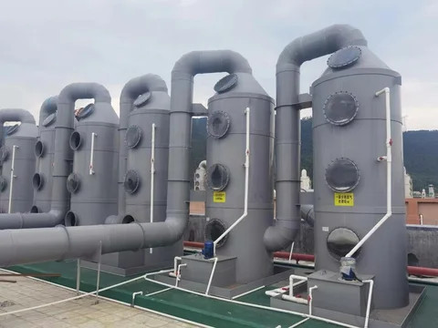 Buy Wet Spraying Purification Tower Gas Scrubber Gas Scrubber System ...