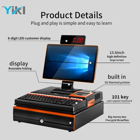 Buy Windows Point-of-sale System With 58mm Thermal Printer Cash Drawer ...