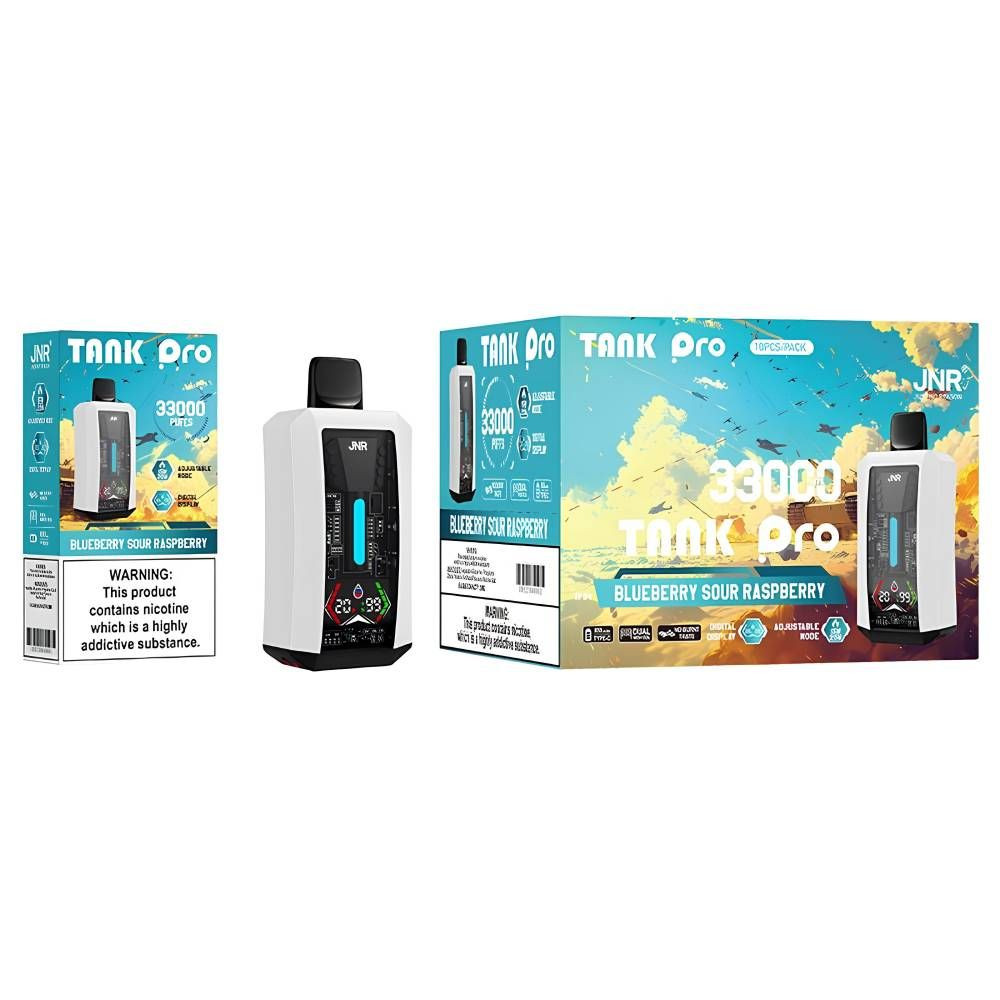 Jnr Tank Pro 33000 Rechargeable Disposable Vape 0% 2% 5% Content- Buy ...