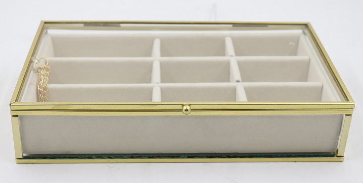 Buy Modern Jewelry Box, Metal Jewelry Box, Necklace, Ring, Bracelet ...