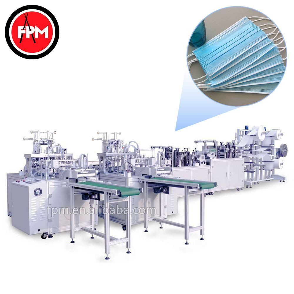 Buy Fpm Medical Face Mask Blank Nonwoven Semi Automatic Face Mask ...