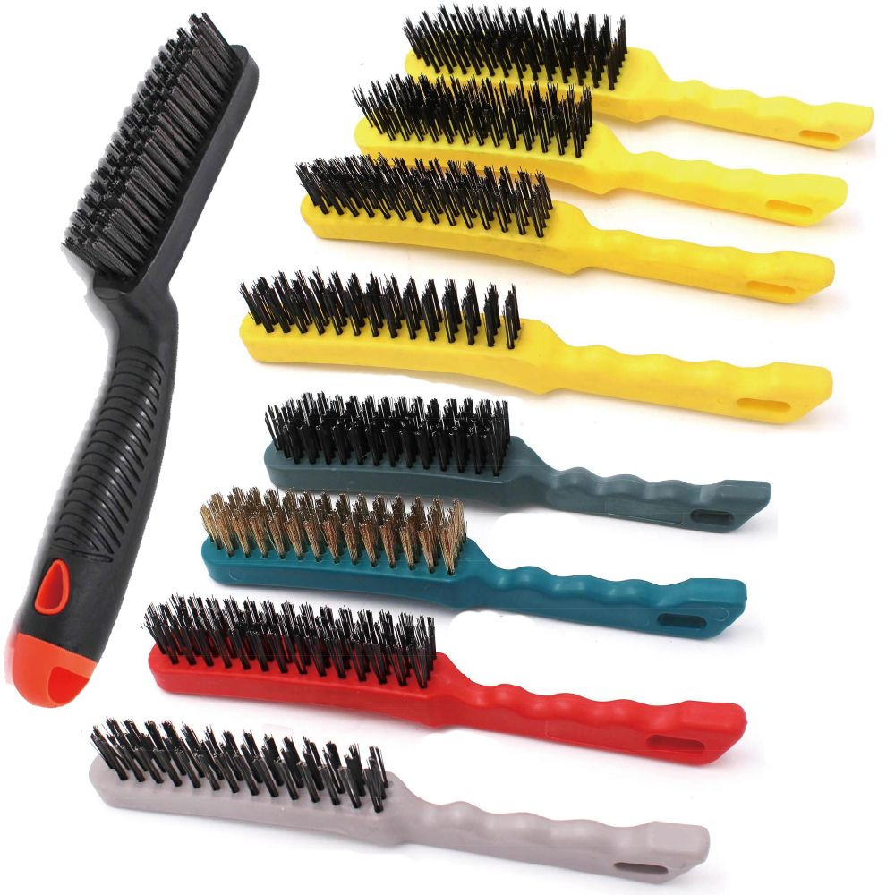 Buy [value Line-professional Grade] Wire Brushes With Pp Handle,large ...