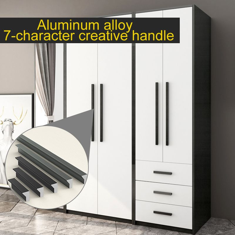 Buy Cabinet Handle 7-shaped Aluminum Alloy Handless Handle Door ...
