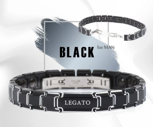 Buy Bracelet Black (men) from Legato Korea Company Ltd, South Korea ...