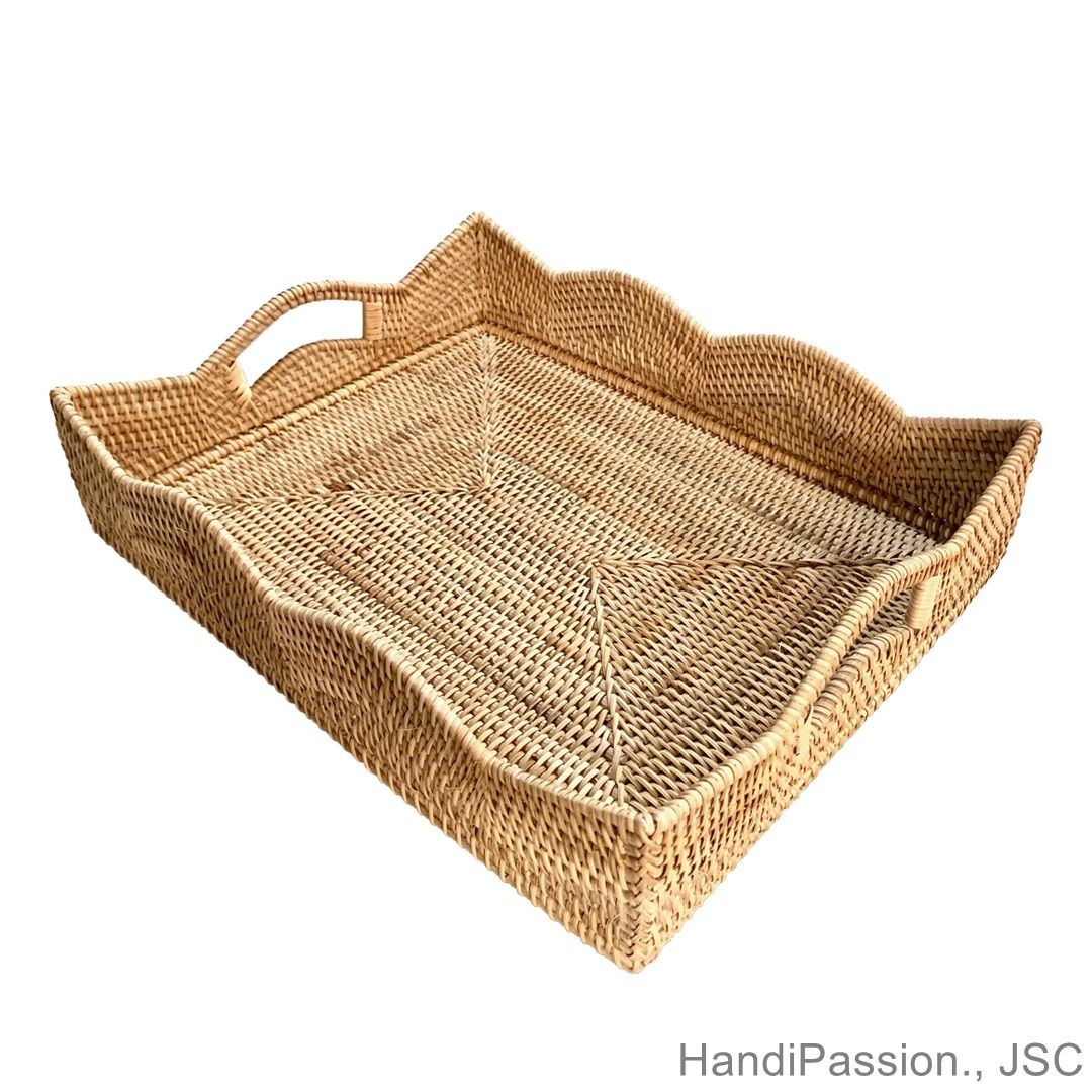 Buy Square Rattan Tray, Serving Tray, Storage Tray, Mosaic Tray Vietnam ...