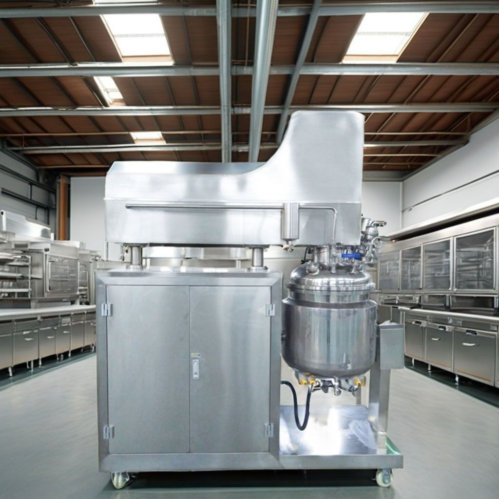 Buy Emulsifying Machine Food Vacuum Emulsifying Homogenizer Mixer from ...