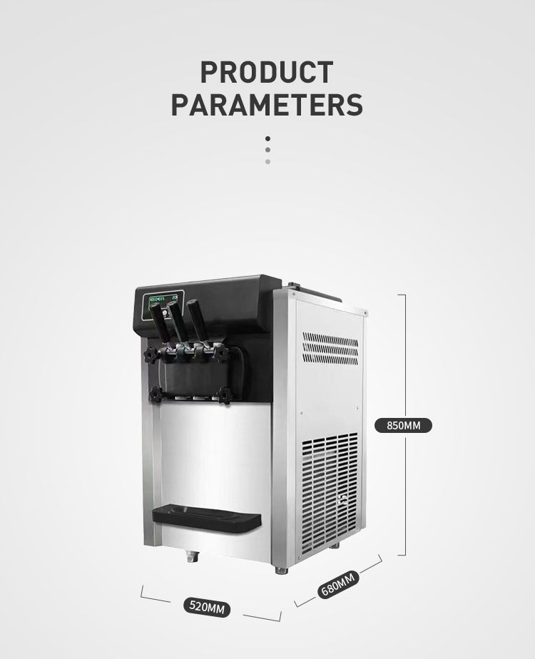 Buy Mini Soft 3 In 1 Commercial Ice Cream Maker Machine from Shanghai ...