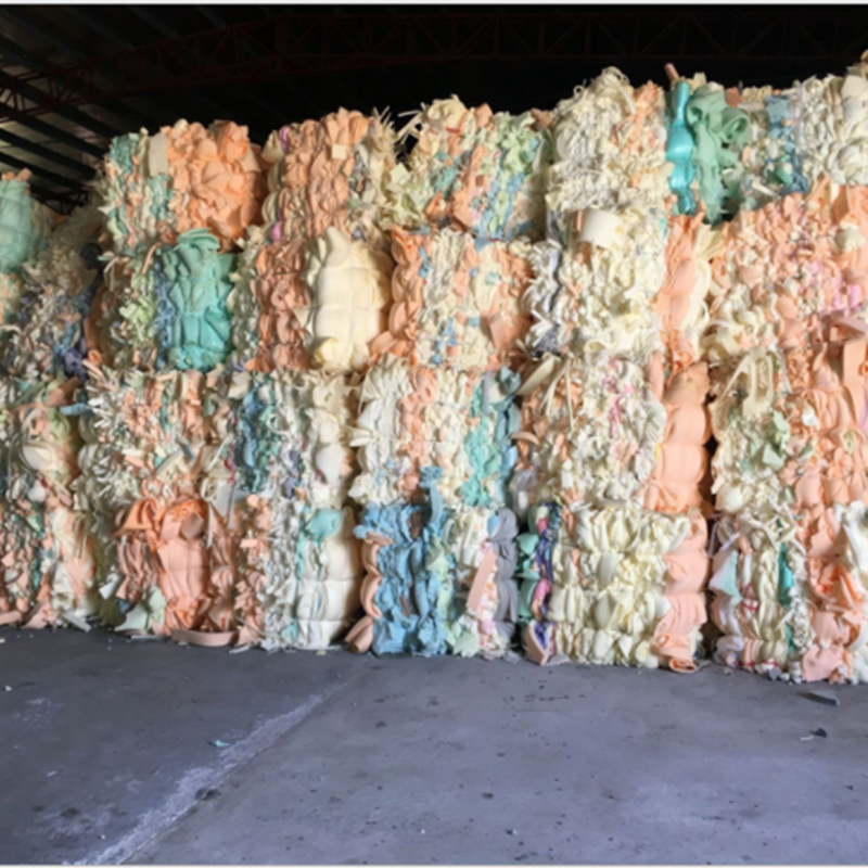 Buy 100% Clean Foam Waste Pu Scrap Foam In Bales Pu Foam Scrap For ...