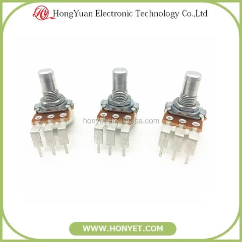 Buy 16mm Soldering Lug ,right Angle,long Terminal Full Shaft Rotary ...