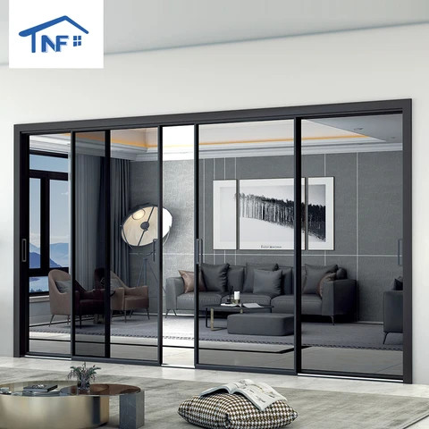 Buy 2024 New Design Sliding Door Aluminium Alloy Tempered Glass Sliding ...