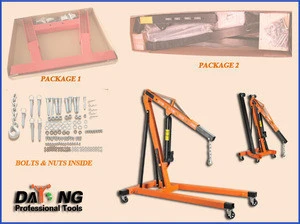 Buy 2t Engine Hoist Cherry Picker Shop Crane Mechanic Home Use from ...