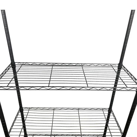 Buy 5-shelf Adjustable Heavy Duty Steel Storage Shelving Unit Chrome ...