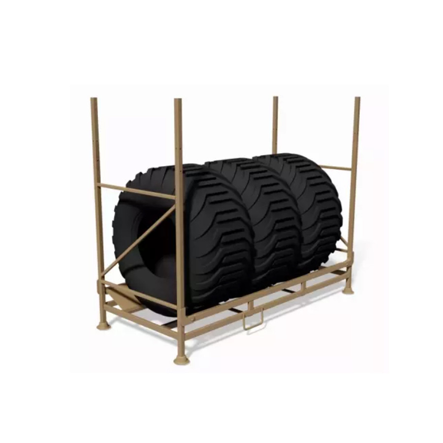 Buy 550kg Easy Handling Stackable Foldable Pallet Tire Storage Rack For ...