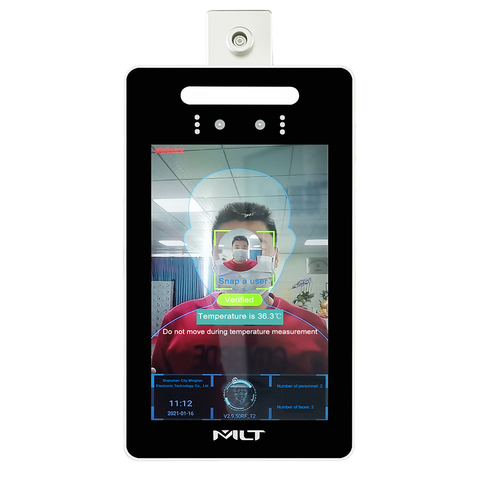 Buy 8 Inch Ai Face Recognition Thermometer Api Body Temperature ...