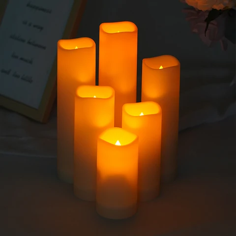 Buy Battery Candles Led Flameless Candle Light Home Decoration Lighting ...