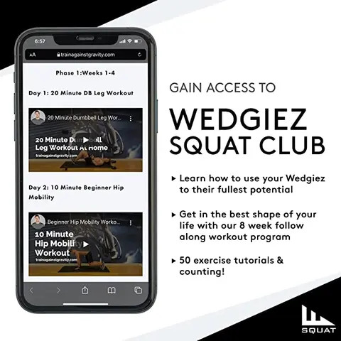 Buy Black Triangle Squat Wedgiez Squat Wedge Pair Foam Wedge For ...