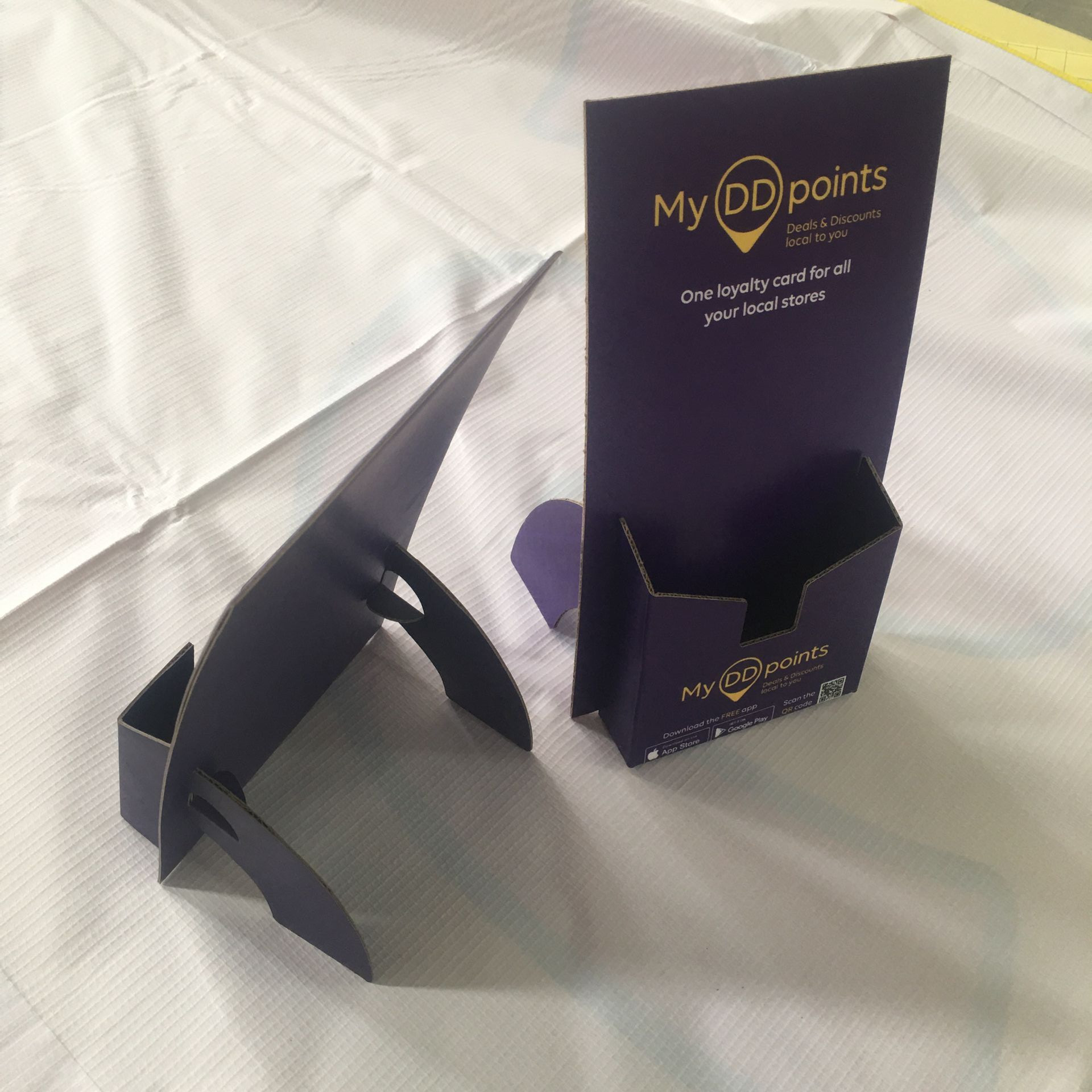 Buy Cardboard Business Id Card Holder Block Table Retractable Id Card ...