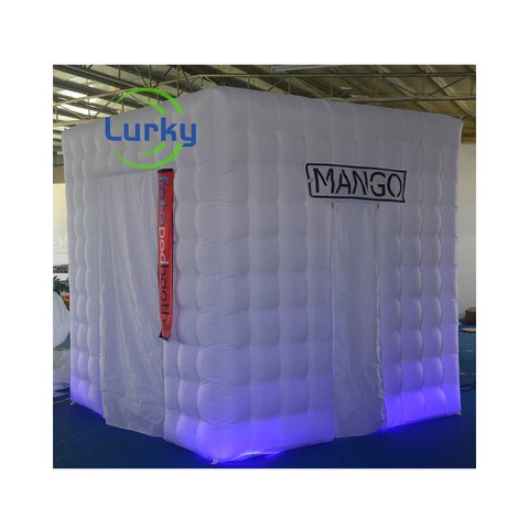 Buy Commercial White Inflatable Photo Booth Tent Inflatable Led 360 ...