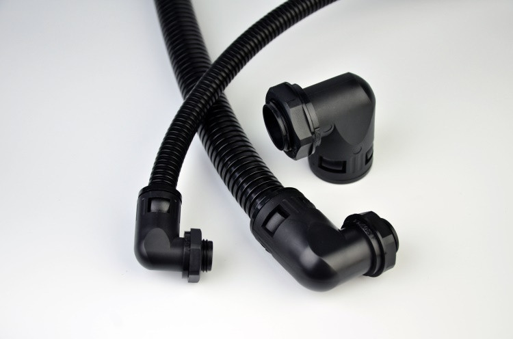 Buy Conduit Connector Flexible Conduit Fitting Bellows Right Angle ...