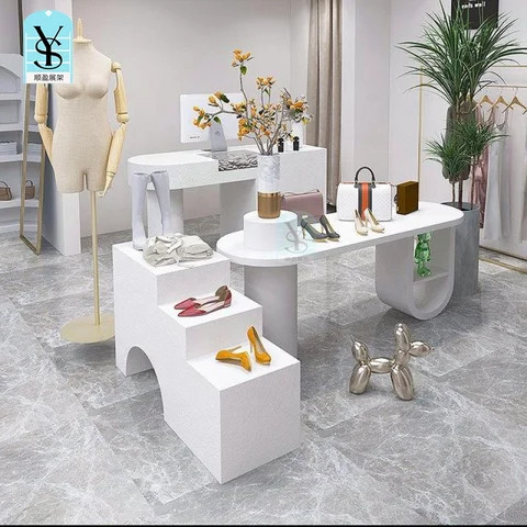 Buy Custom Fashion Retail Clothes Shop Display Stand Retail Metal ...