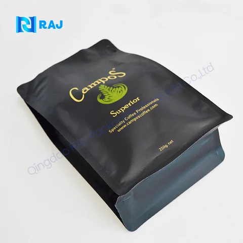 Buy Custom Recycle Biodegradable 250g Coffee Bags With Valve And Zipper ...